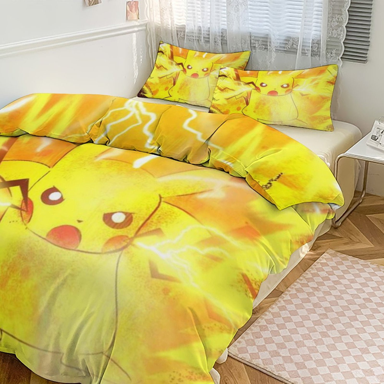 Queen Size Bedding Sets Pikachu Bedding Set for Kids Pikachu Merch ...