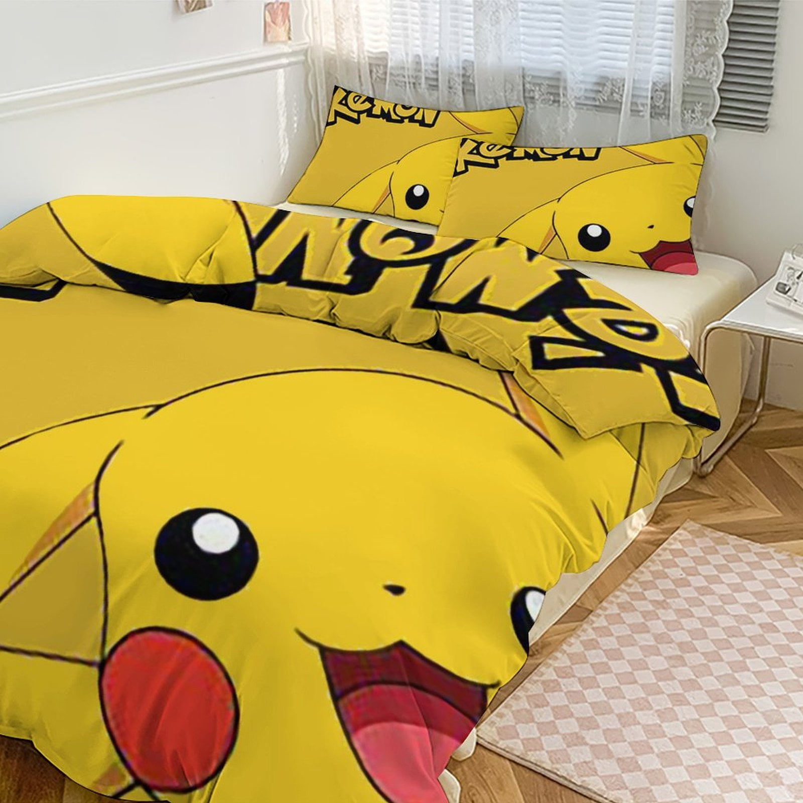 Queen Size Bedding Sets Pikachu Bedding Set for Kids Pikachu Merch ...