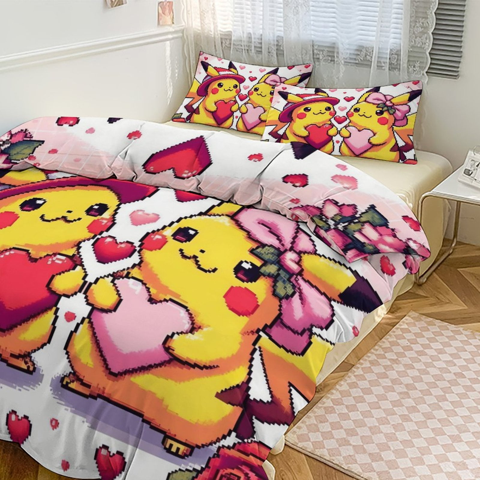 Queen Size Bedding Sets Pokemon Bedding Set for Kids Pokemon Merch ...