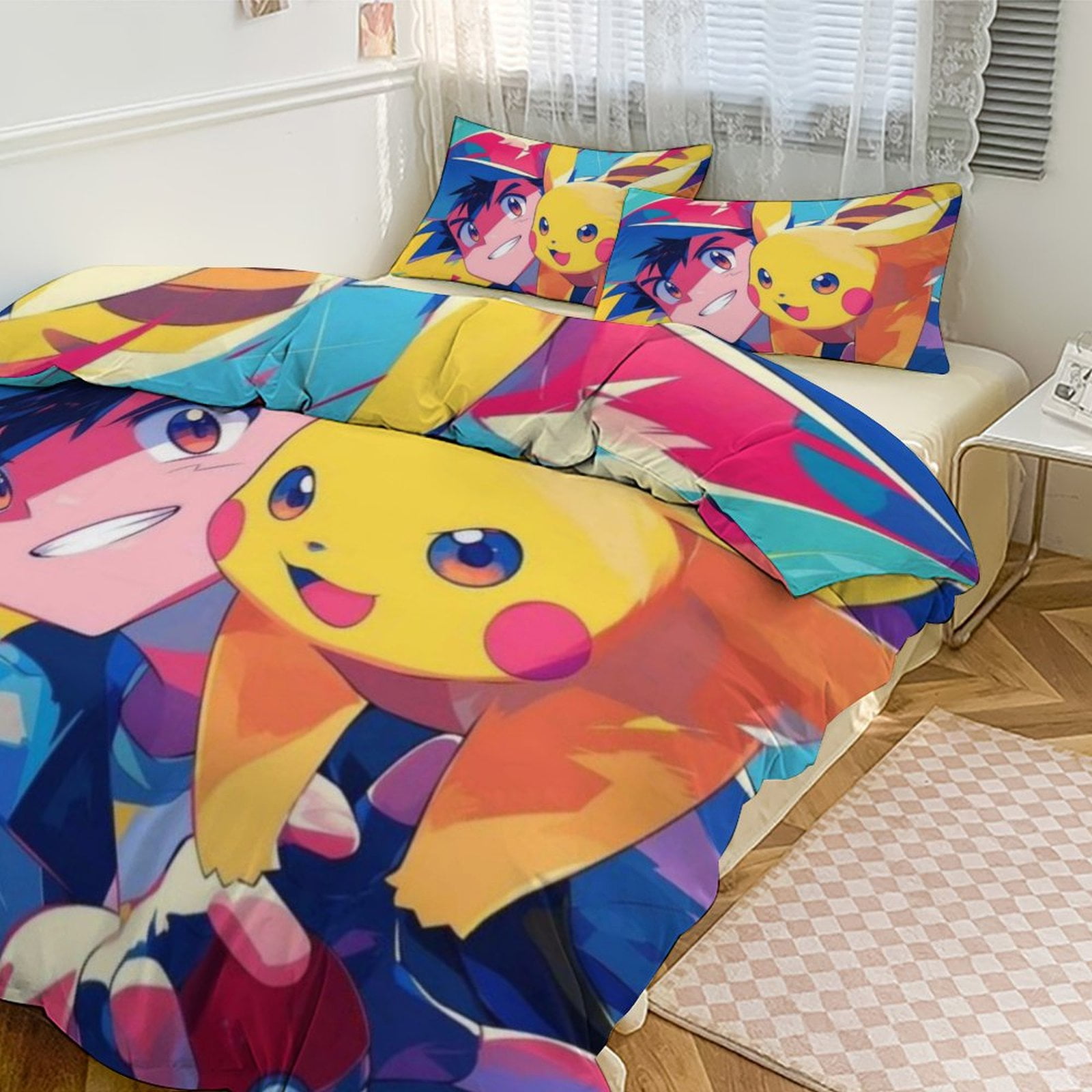 Queen Size Bedding Sets Pokemon Bedding Set for Kids Pokemon Merch ...