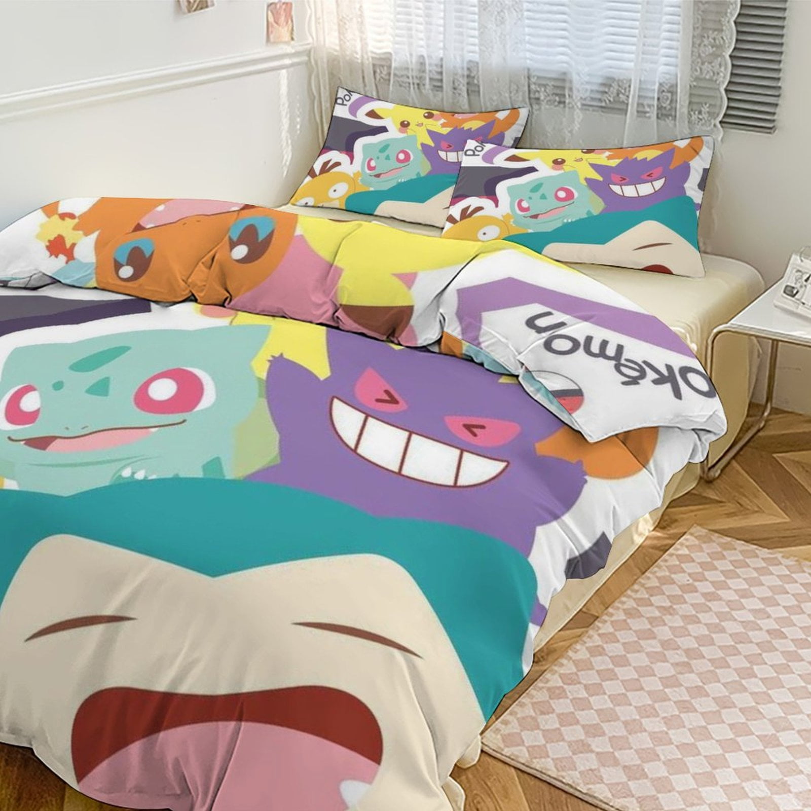 Queen Size Bedding Sets Pokemon Bedding Set for Kids Pokemon Merch ...