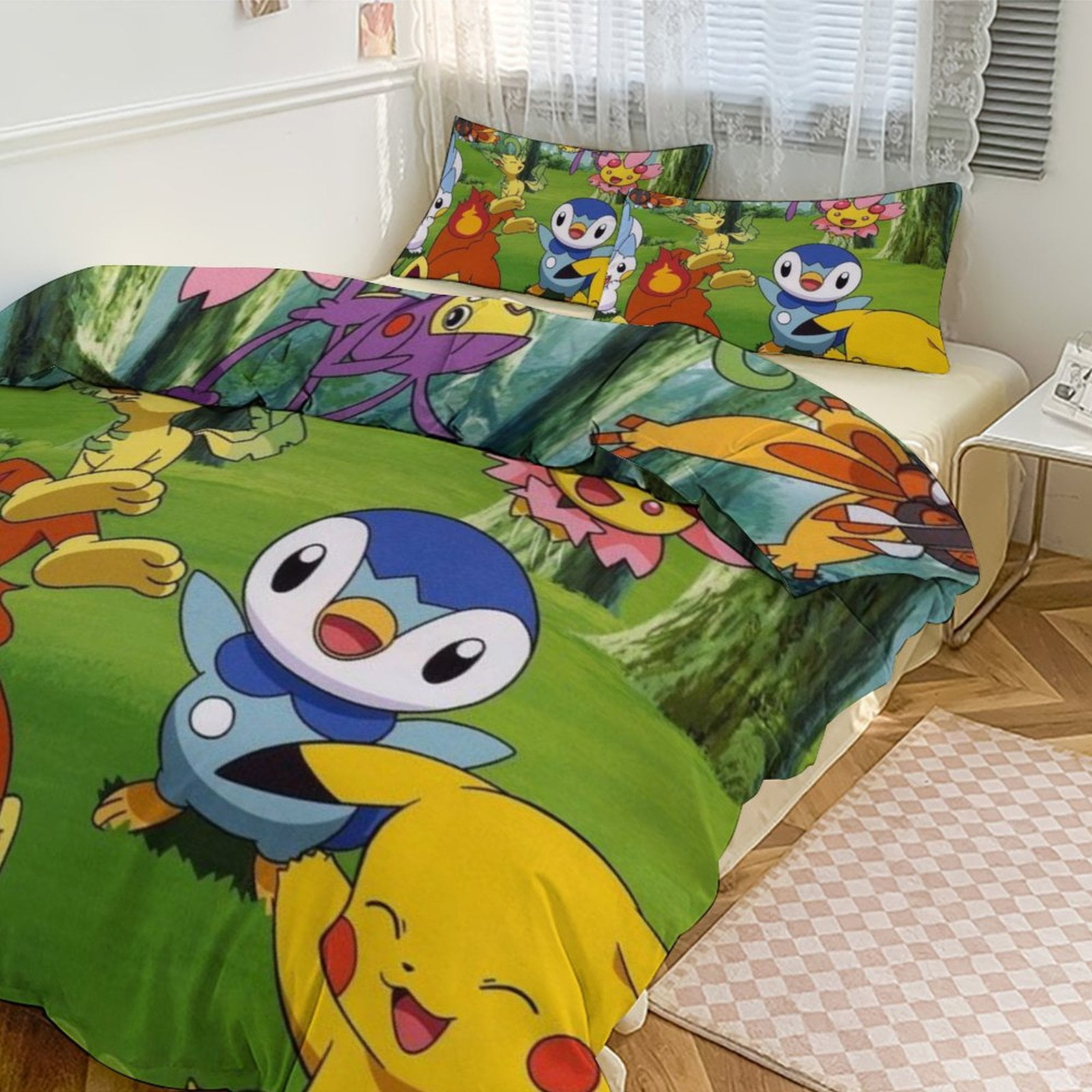 Queen Size Bedding Sets Pokemon Bedding Set for Kids Pokemon Merch ...