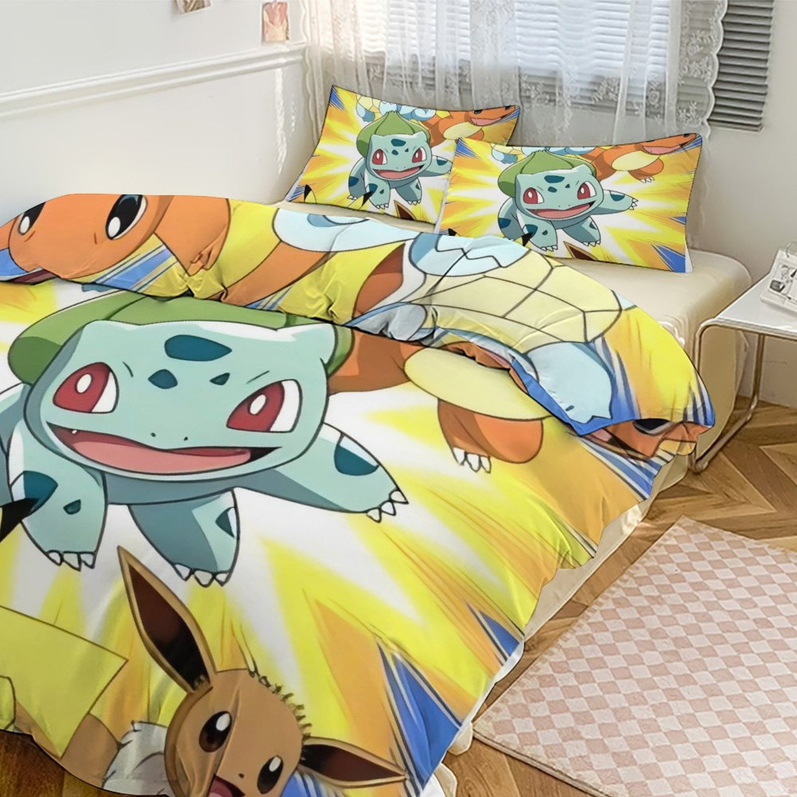Queen Size Bedding Sets Pokemon Bedding Set for Kids Pokemon Merch ...