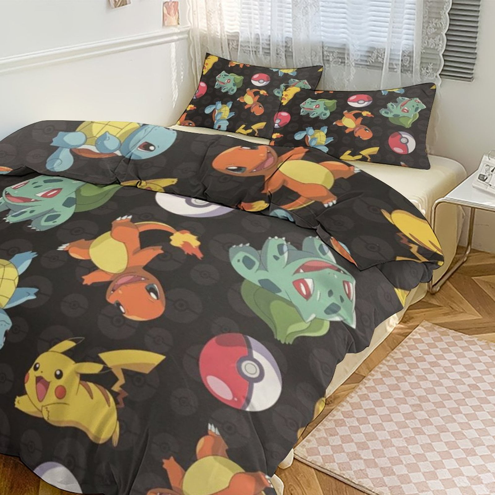 Queen Size Bedding Sets Pokemon Bedding Set for Kids Pokemon Merch ...