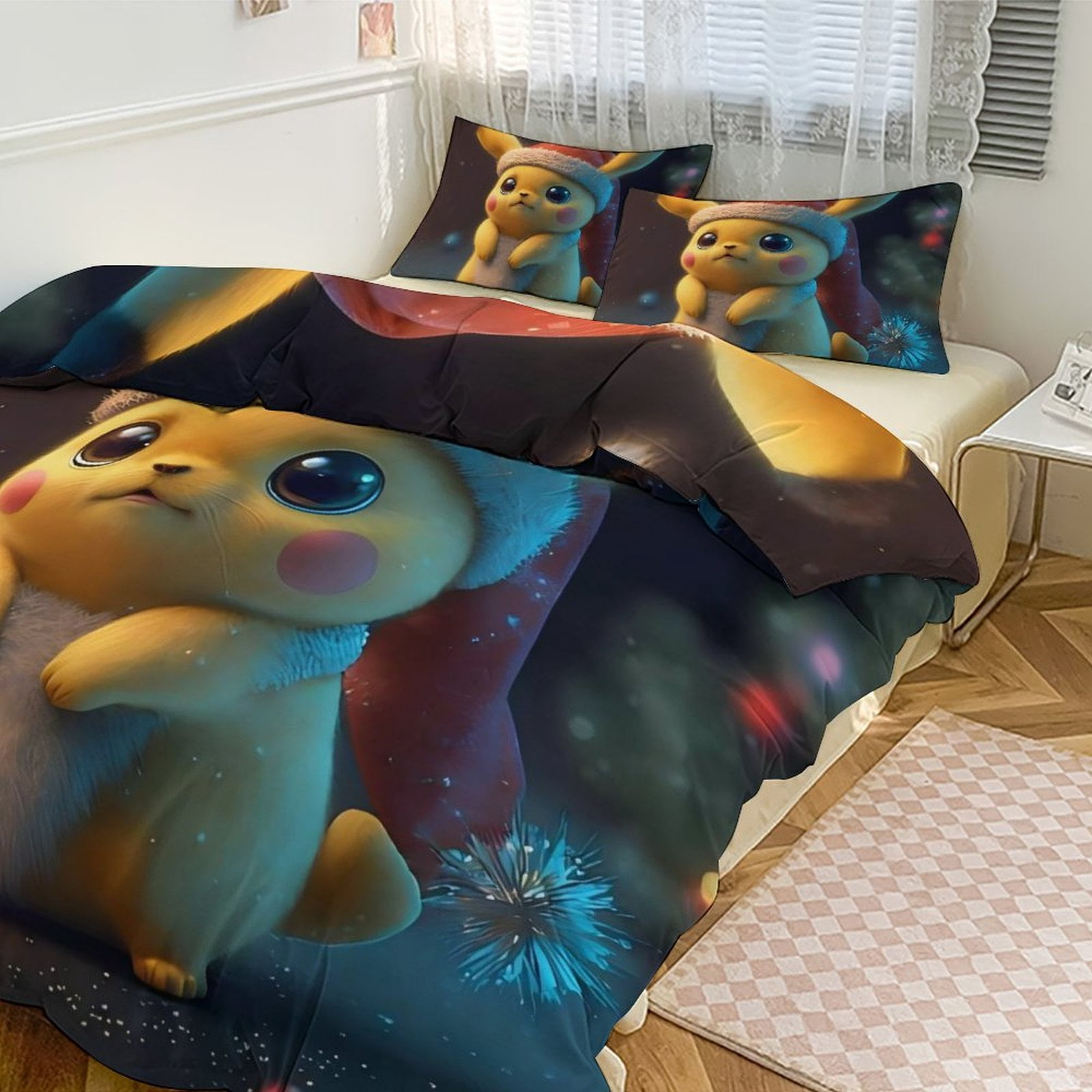 Queen Size Bedding Sets Pokemon Christmas Bedding Set for Kids Pokemon ...