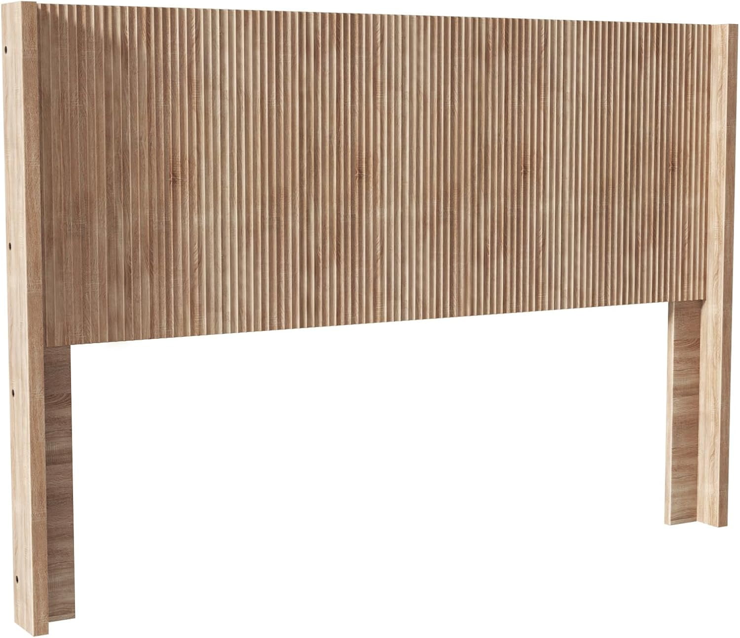Queen Size Fluted Headboard ONLY - Wall Mount Wood Headboard, Rustic ...