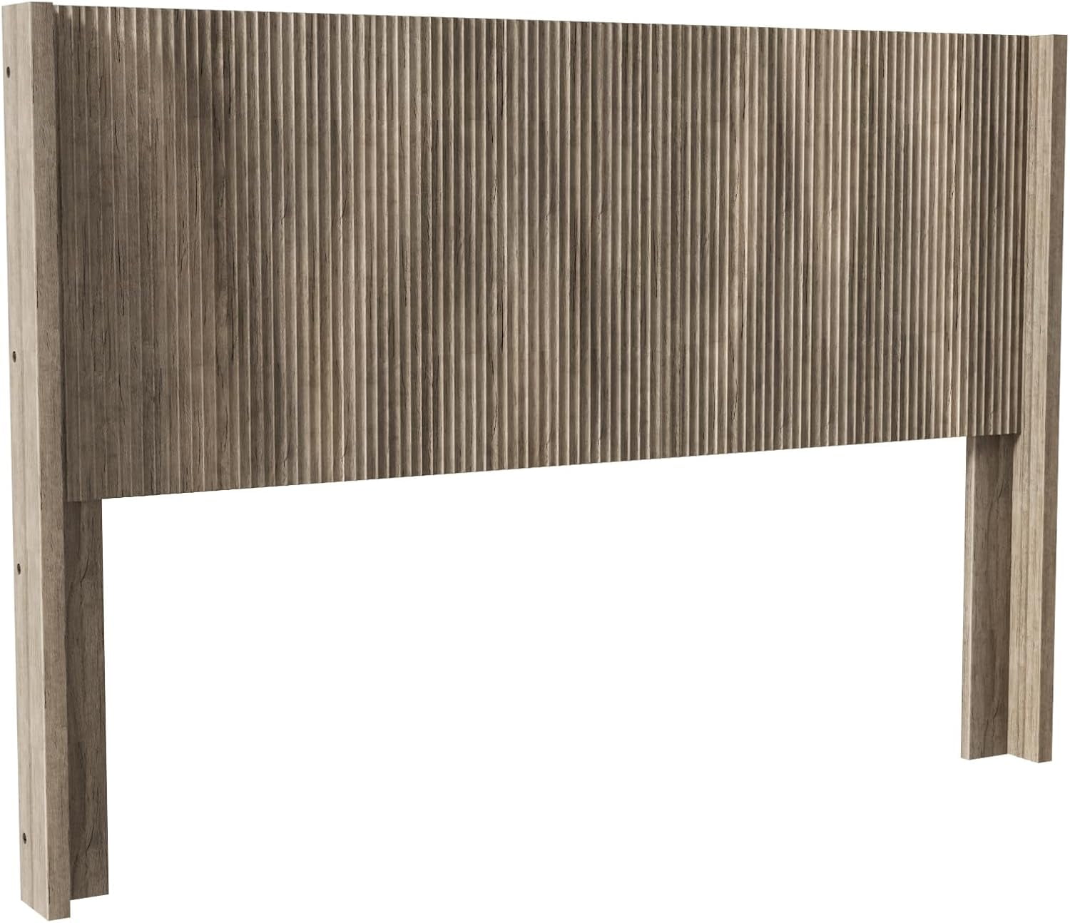 Queen Size Fluted Headboard ONLY - Wall Mount Wood Headboard, Rustic ...