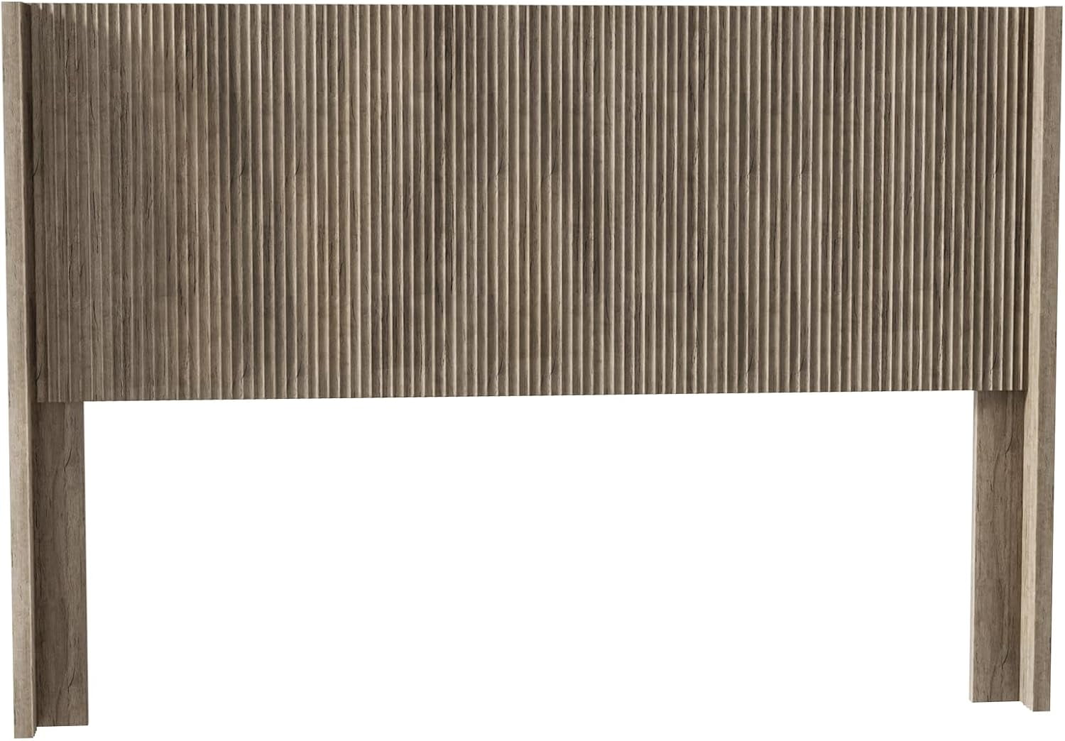 Queen Size Fluted Headboard ONLY - Wall Mount Wood Headboard for ...