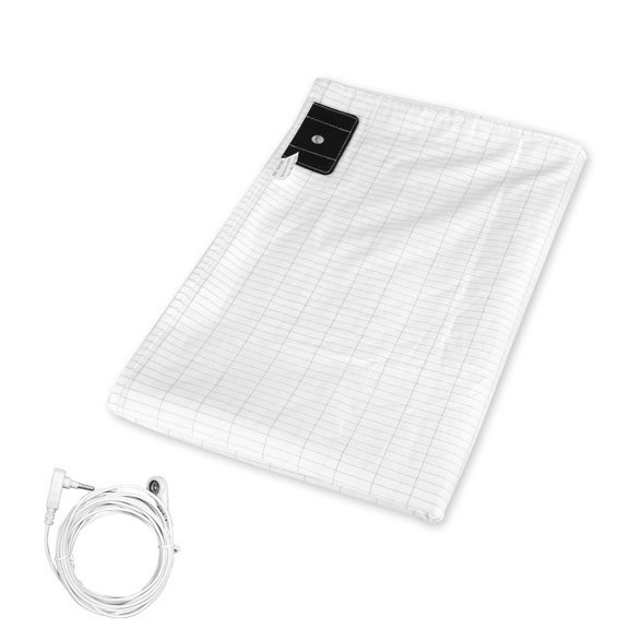 GroundLuxe Organic Fitted Grounding Sheet - for King Size Bed - Walmart.com