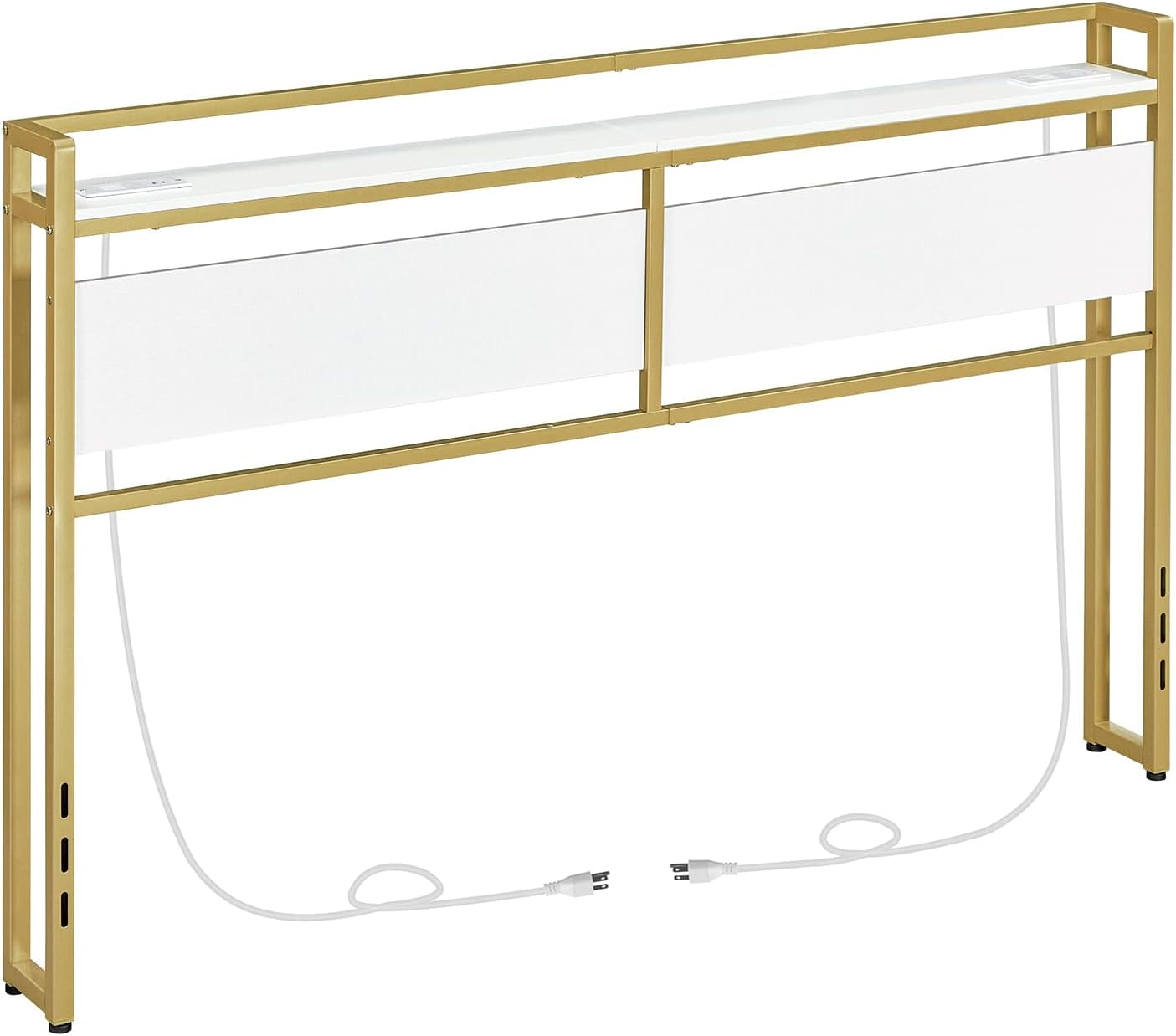 Queen Size Headboard, Headboard with 2 Outlets and 4 USB Ports ...