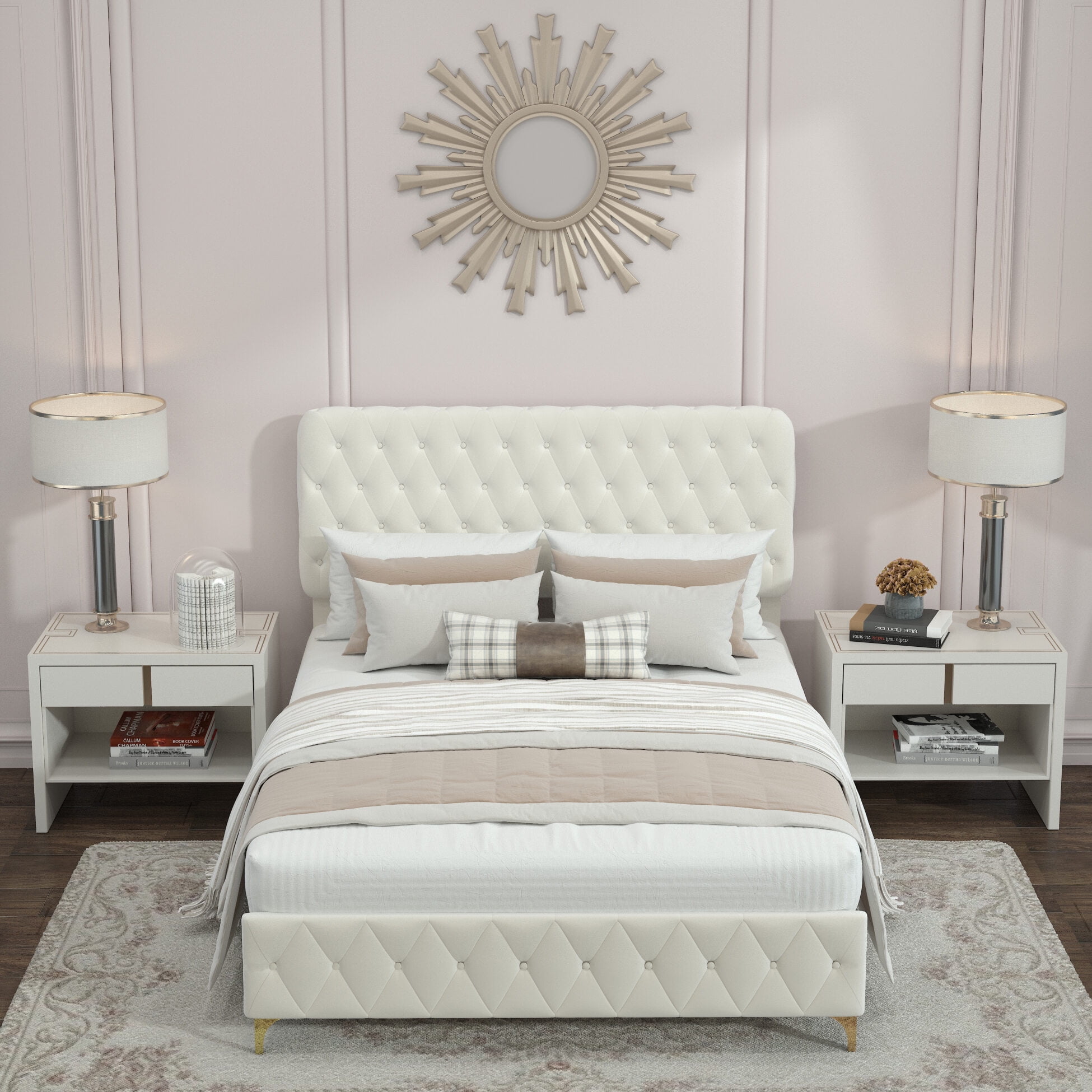 Queen Size Lift Up Storage Bed with Pneumatic Hydraulic Function ...