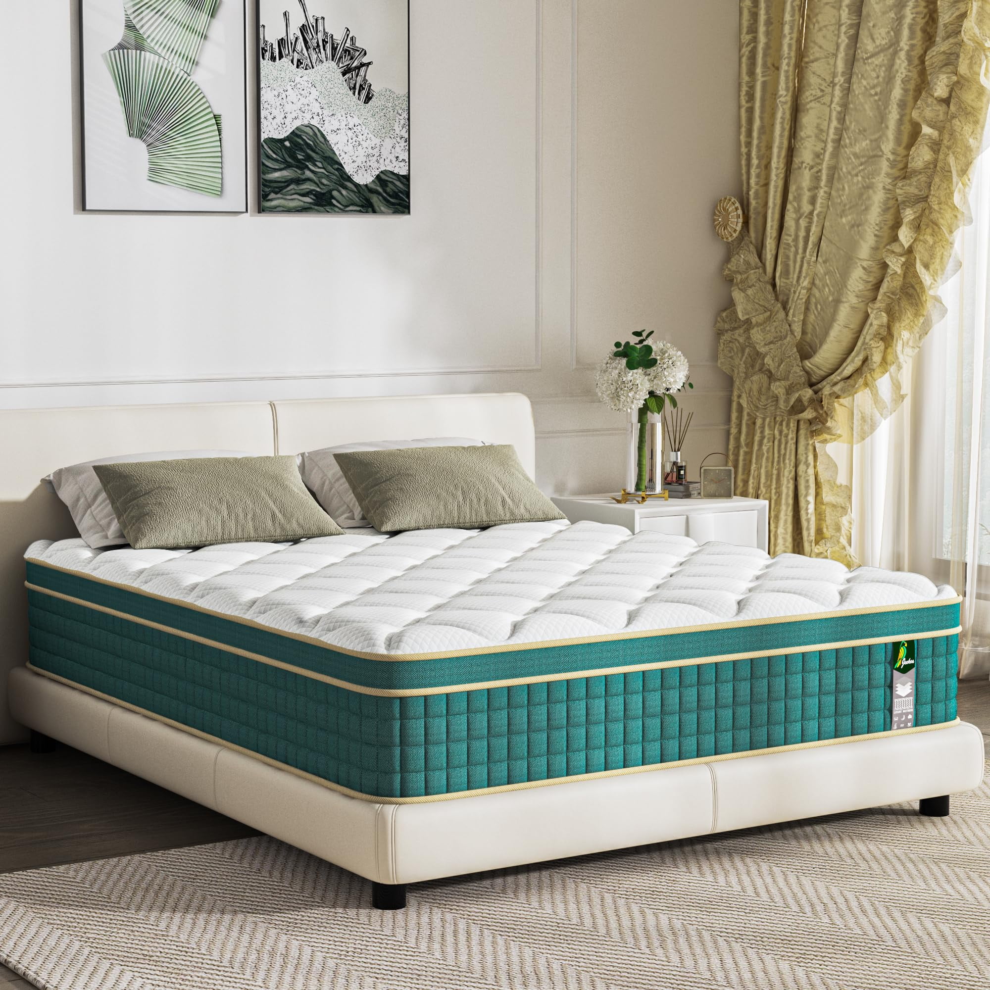 Queen Size Mattress in a Box - 14 Inch Queen Size Memory Foam Mattress ...