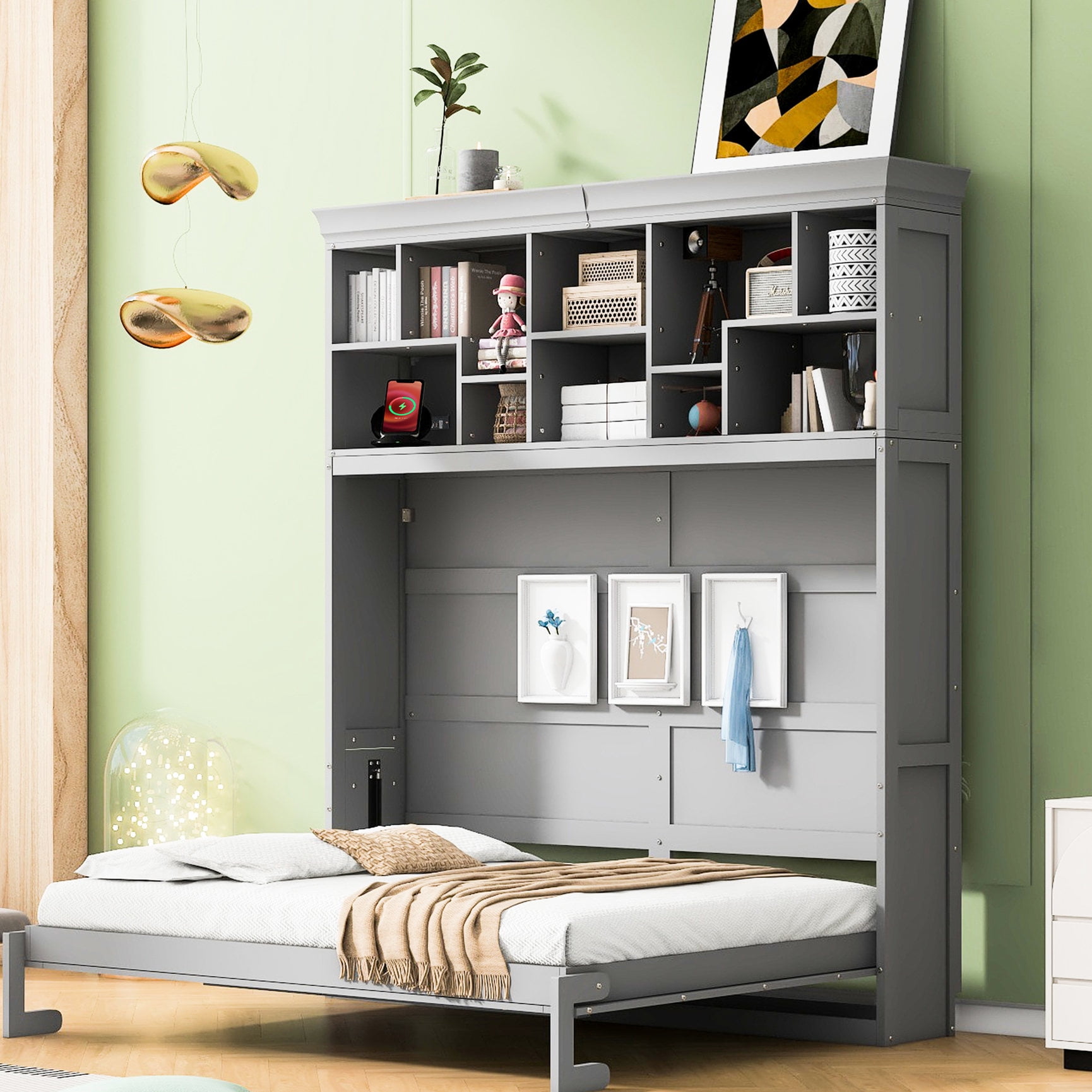 Queen Size Murphy Bed / Saves Space in Any Room / Comfortable with Body ...