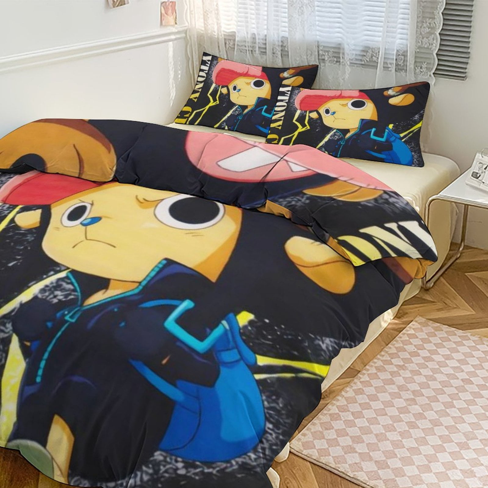 Queen Size One Piece Chopper Bedding Set Anime Bedding Set Contains One ...