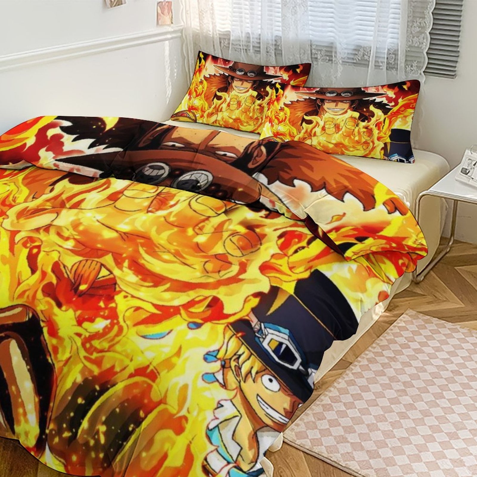 Queen Size One Piece Bedding Set Anime Bedding Set Contains One Duvet ...