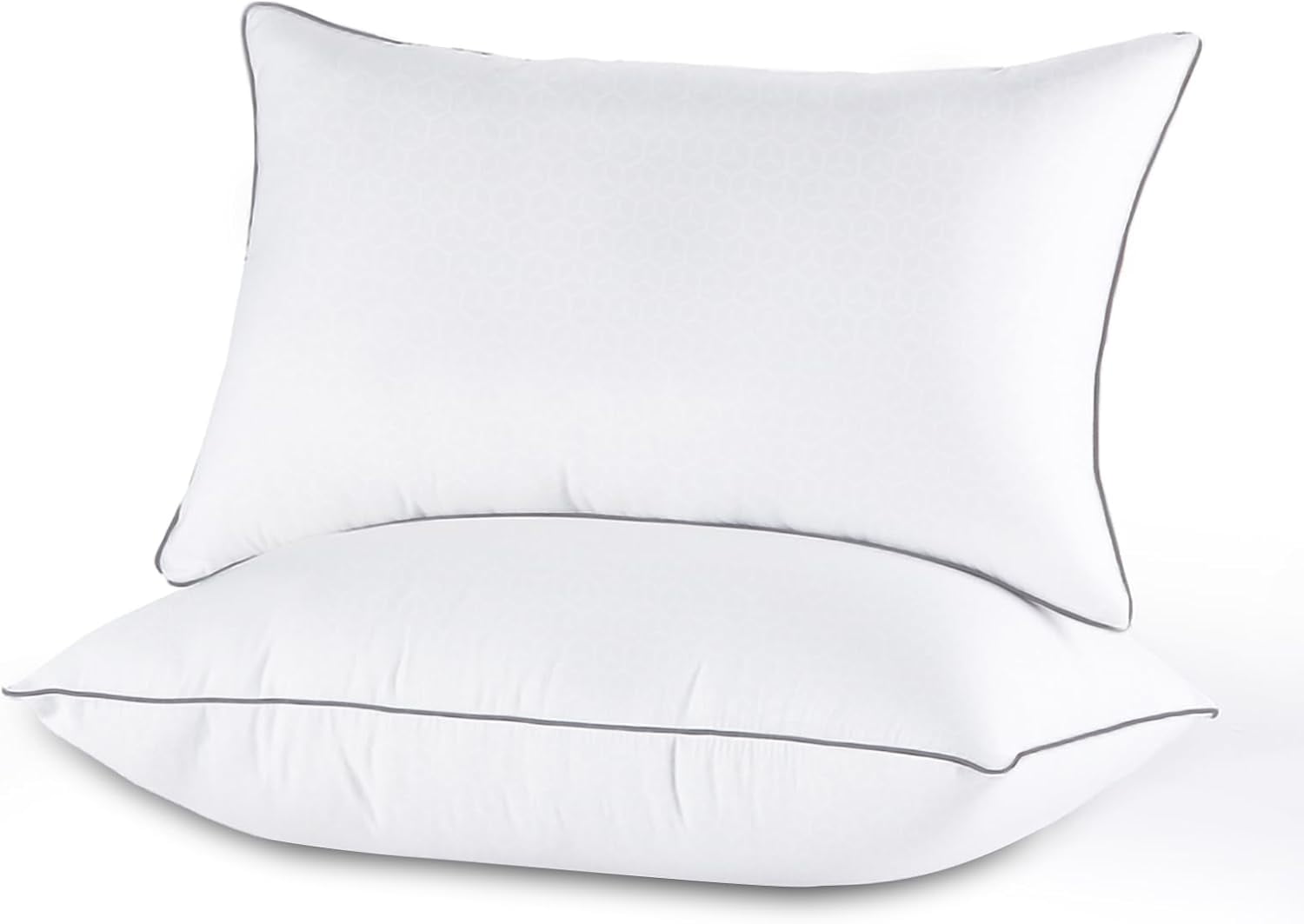 Queen Size Pillows Set of 2, Hotel Collection Bed Pillows for Side ...