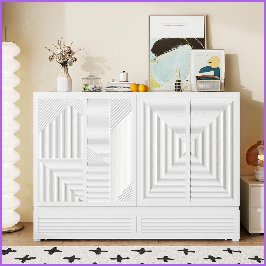 Queen Size Plywood MDF Murphy Bed with Large Drawer USB Ports No Box ...