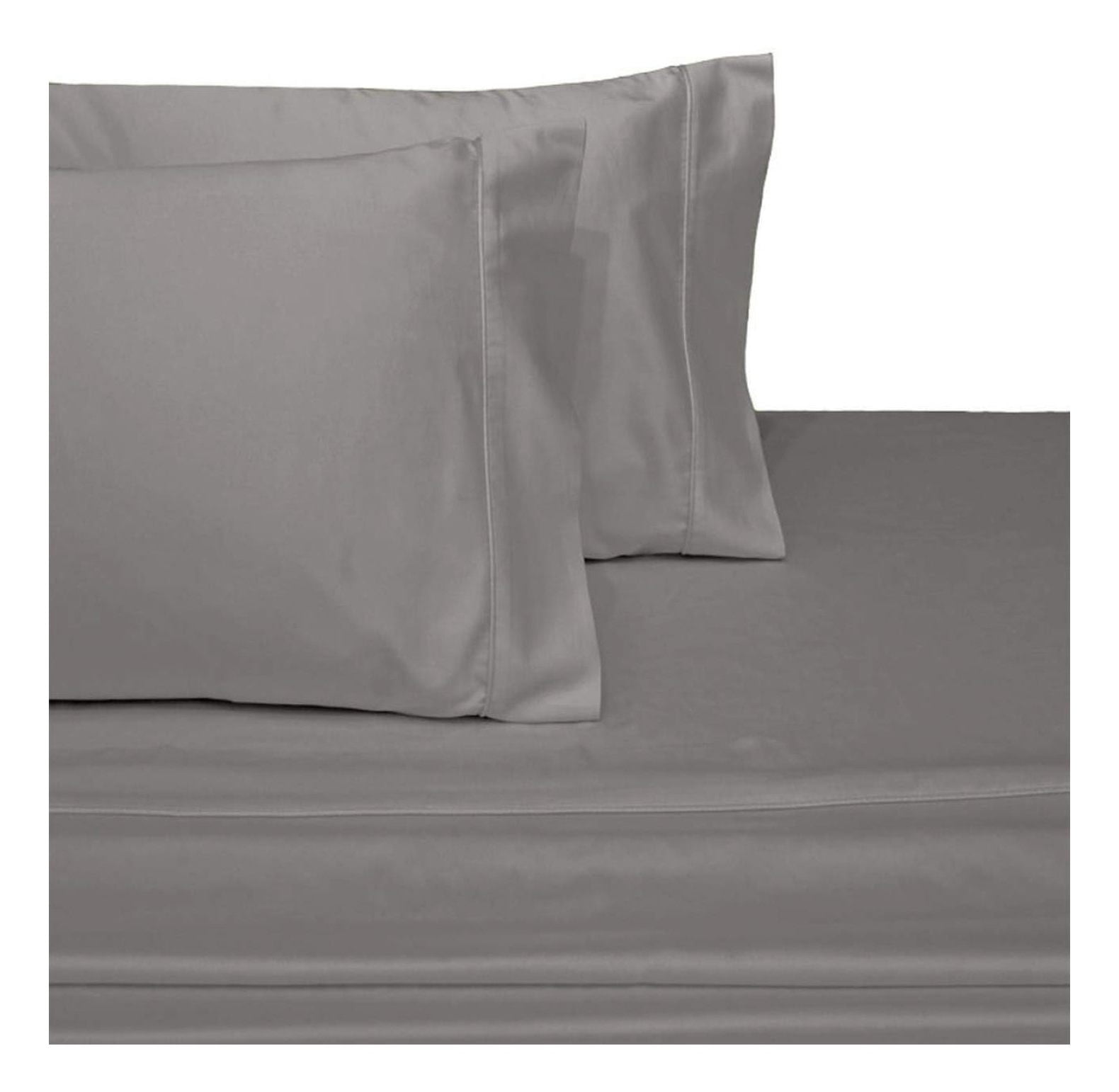 Queen Size Sheets, Gray, 100% Cotton Sheets, Deep Pocket, Cool Cotton ...