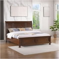Queen Size Sleigh Bed Frame with Storage Drawers, No Box Spring Needed ...