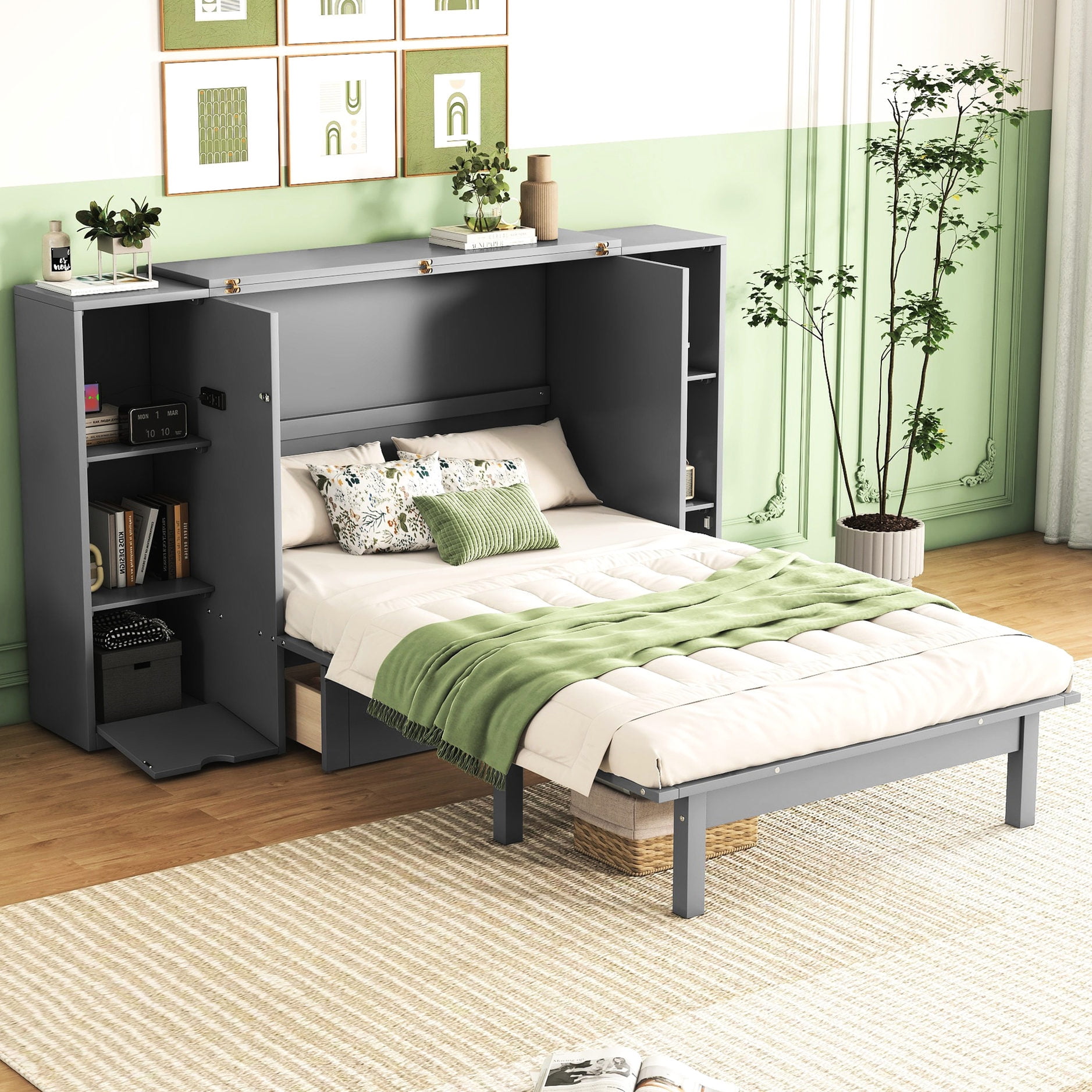 Queen Size | Space - saving, Dual Piston System | Home Office, Gaming ...