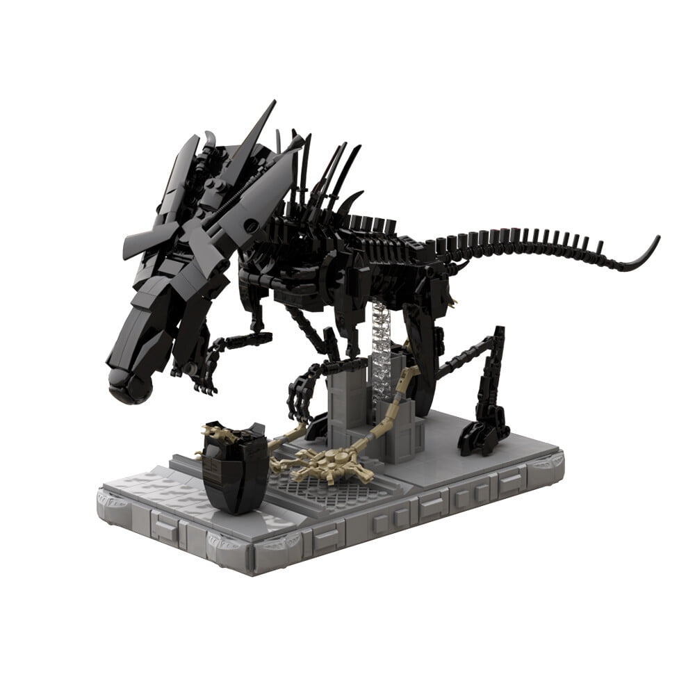 Queen Skeleton Building Blocks Set for Xenomorph Alien Monster MOC ...