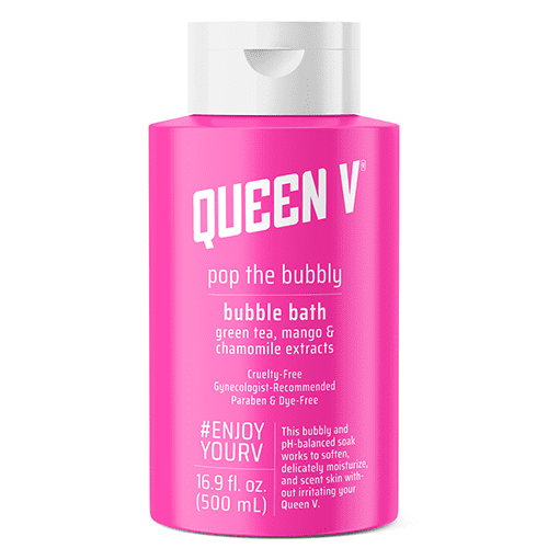 Queen V Pop the Bubbly, Bubble Bath, All-Natural pH-Balanced - 16.9 Oz ...