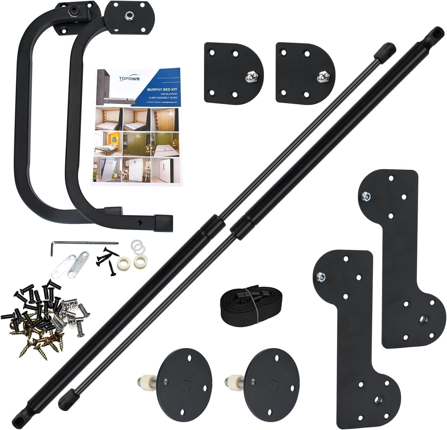 Queen Vertical Deluxe Murphy Bed Kit Murphy Bed Kit Queen Murphy Bed ...