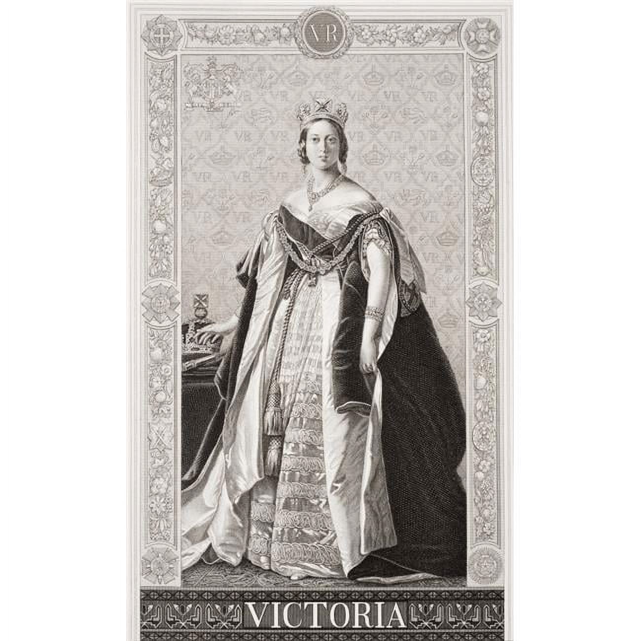 Queen Victoria 1819-1901 Alexandrina Victoria of Saxe-Coburg Engraved ...