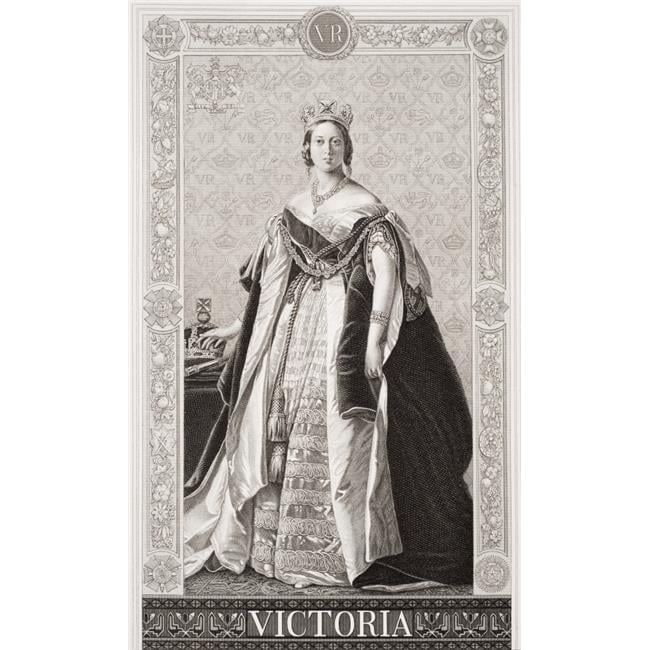 Queen Victoria 1819-1901 Alexandrina Victoria of Saxe-Coburg Engraved ...