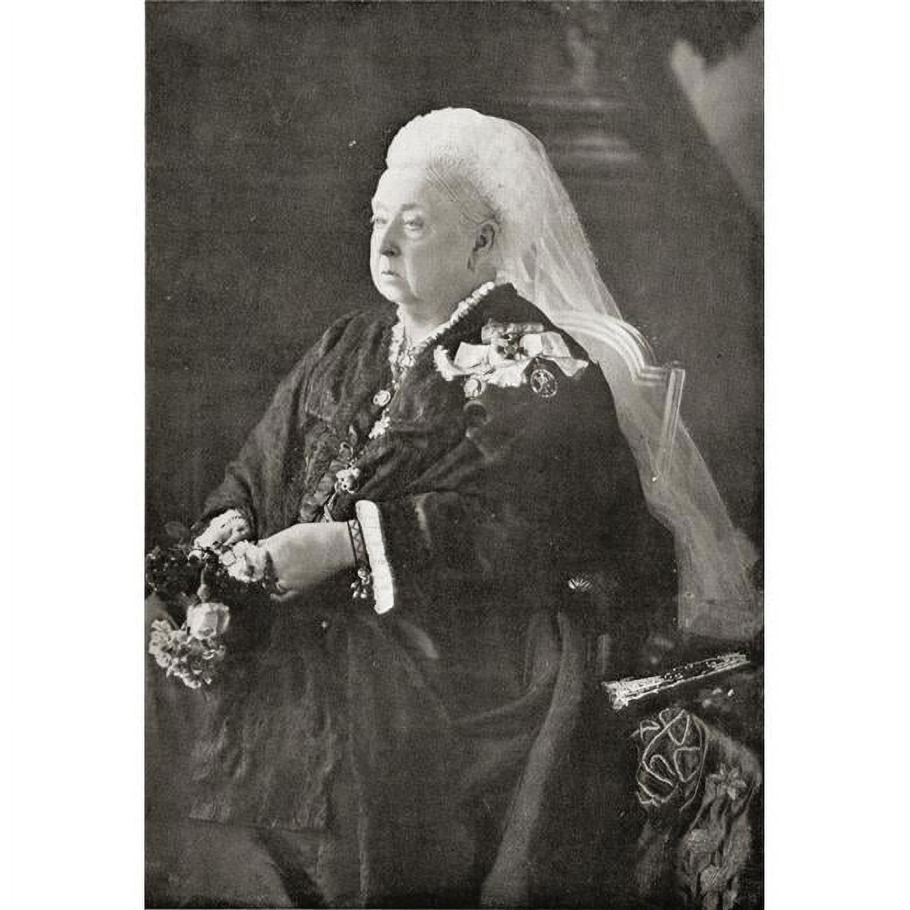 Queen Victoria 1819-1901 In 1899 From the Book Vri Her Life & Empire by ...