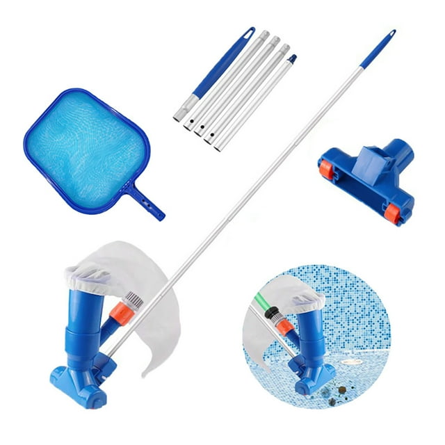 Queen.Y Pool Vacuum Jet Kit: Underwater Cleaner with Skimmer Net for ...