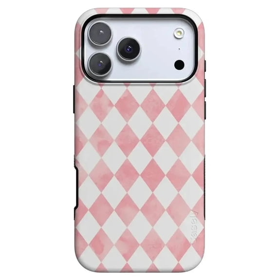 Queen of Diamonds Pink Phone Case with iPhone 17 to 11 Pro Max ...