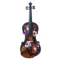 Queen of Hearts White Violin Outfit white carbon fiber bow case rosin ...