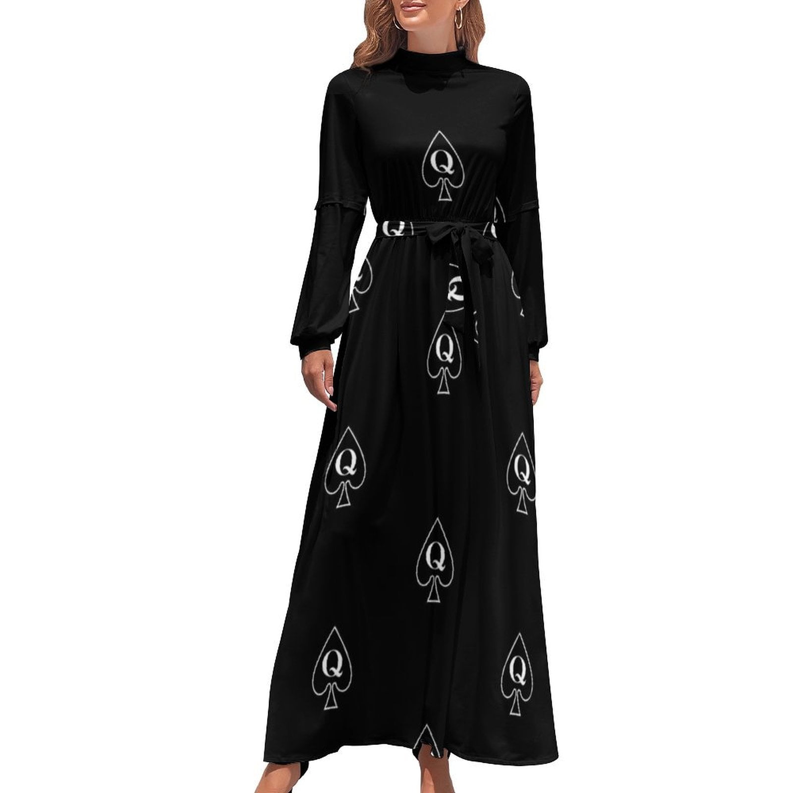 Queen of Spades Gifts and Products Long Dress women's dresses luxury ...