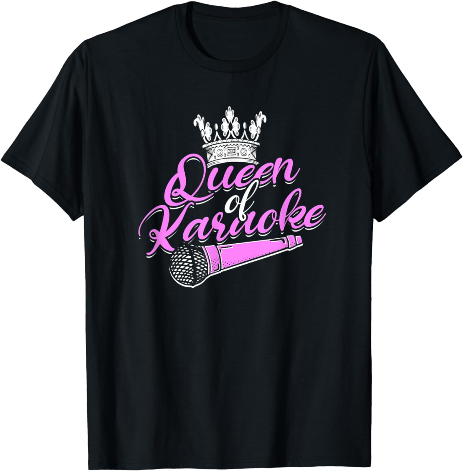 Queen of karaoke - Karaoke Music Singer and Vocalist T-Shirt - Walmart.com