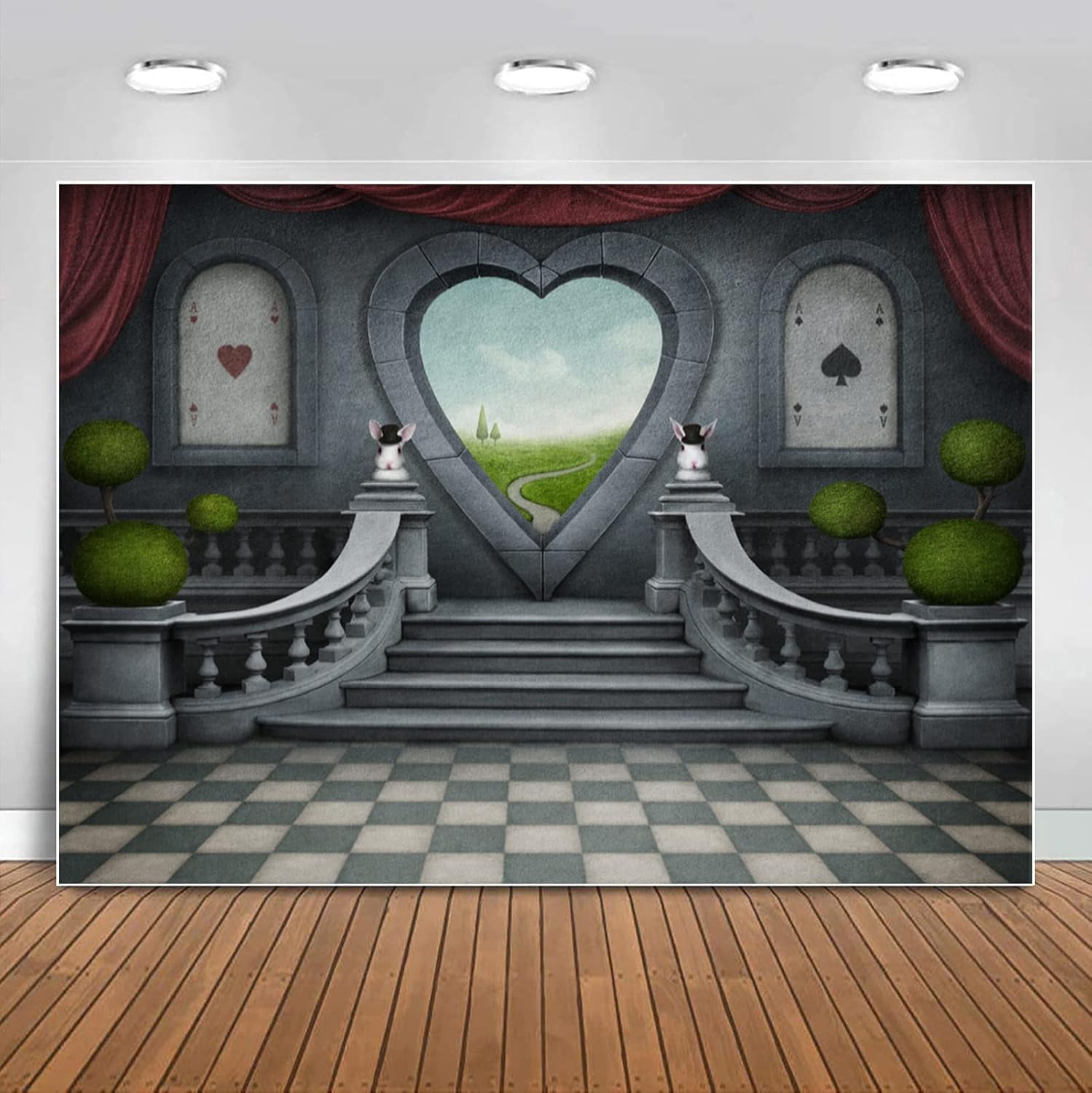 Queen's Castle Photography Backdrop Wonderland Hall Queen of Window ...