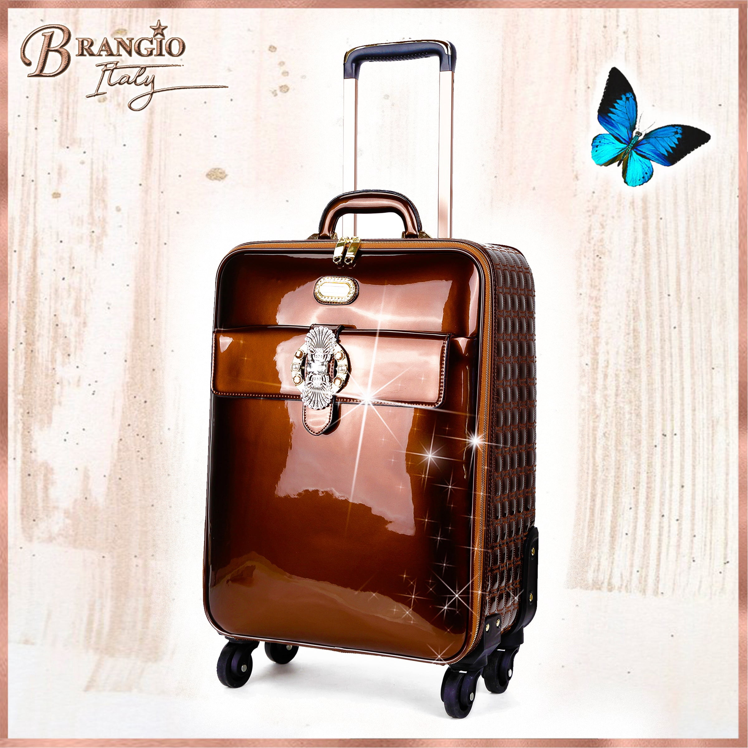 Queen's Crown Suitcase Getaway Travel Luggage Spinner Wheels - Walmart.com