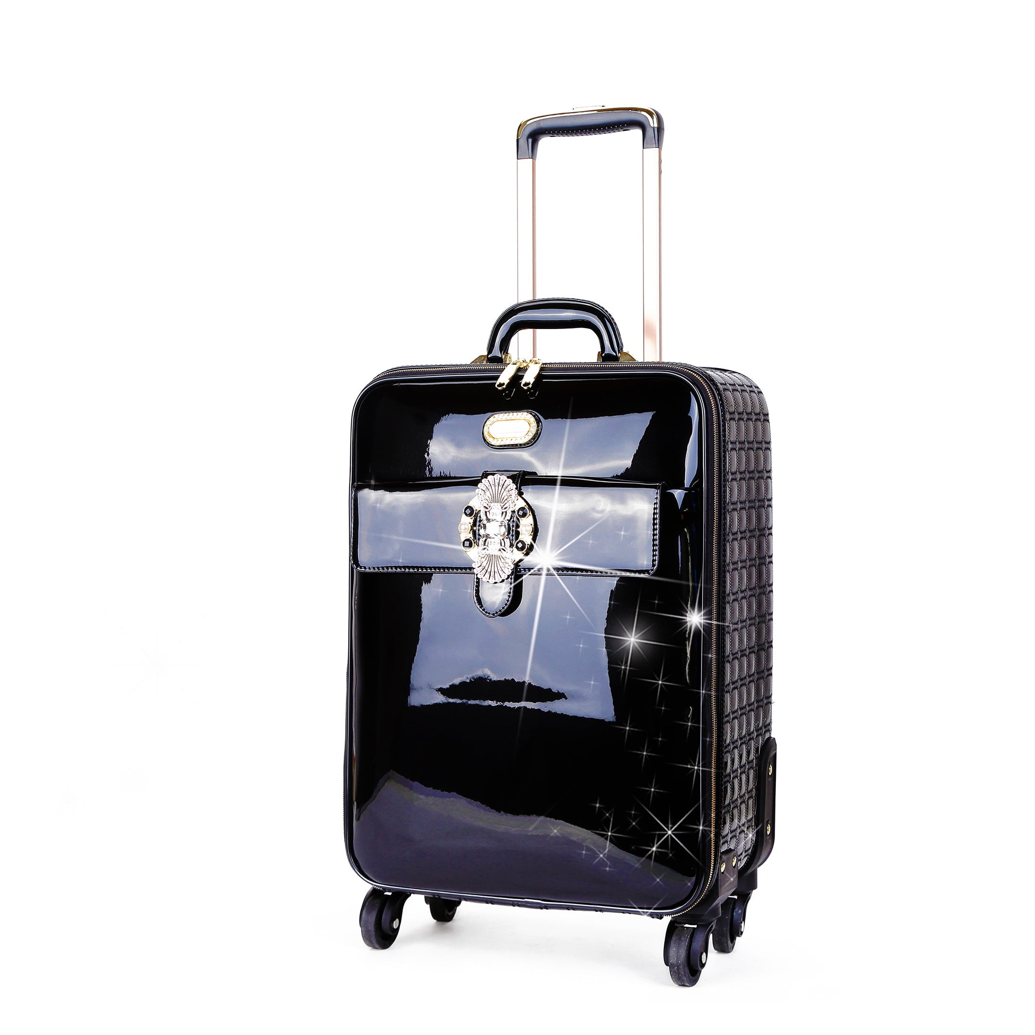 Queen's Crown Suitcase Getaway Travel Luggage Spinner Wheels - Walmart.com