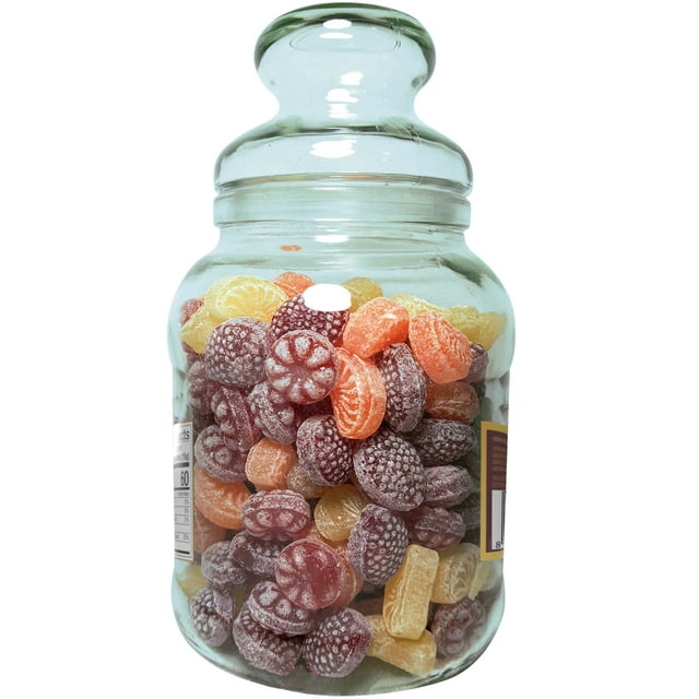 Queen’s Delight Hard Candy Jar All Natural Fruit Juice Candy Mix ...