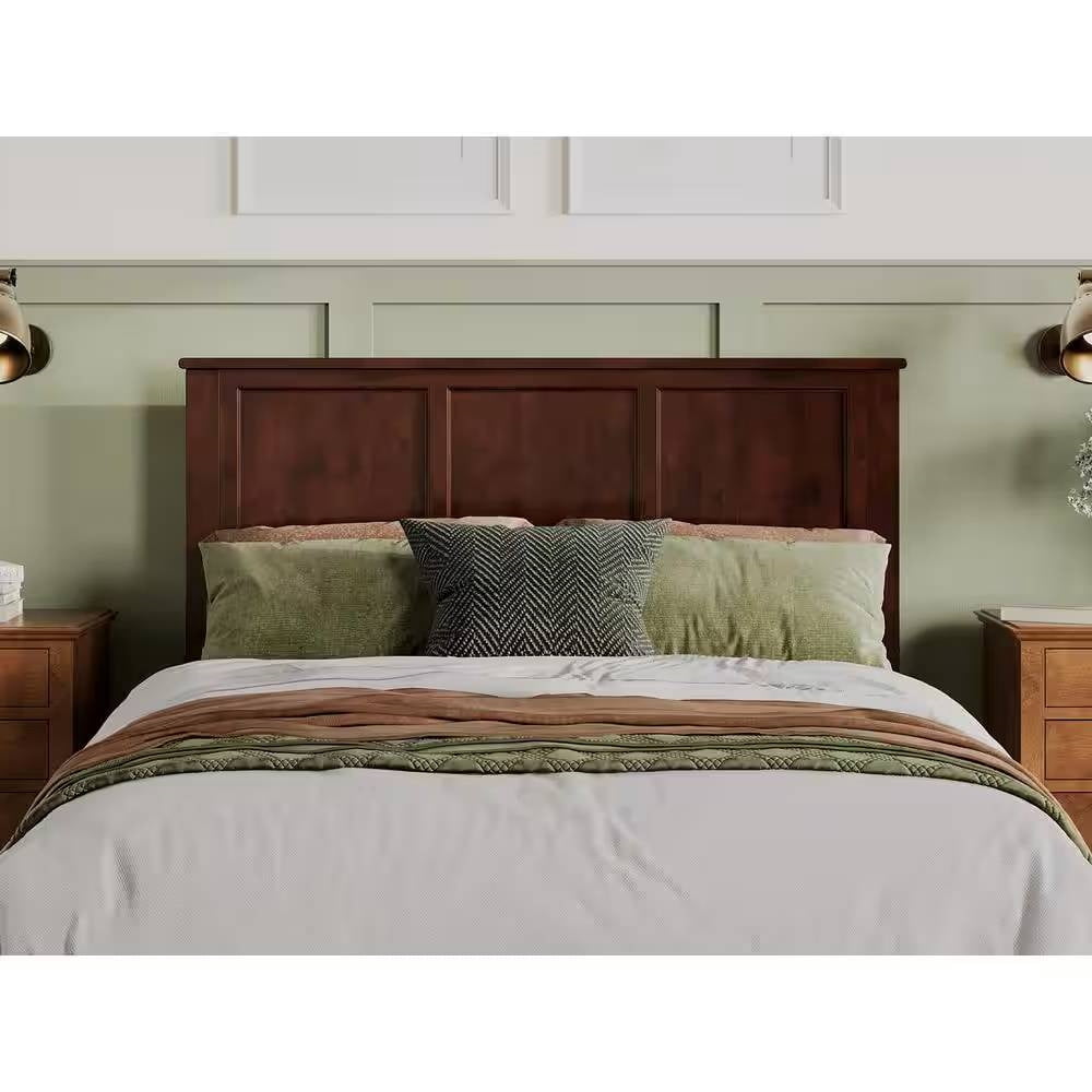 Queen size Traditional Style Headboard in Walnut Wood Finish - Walmart.com