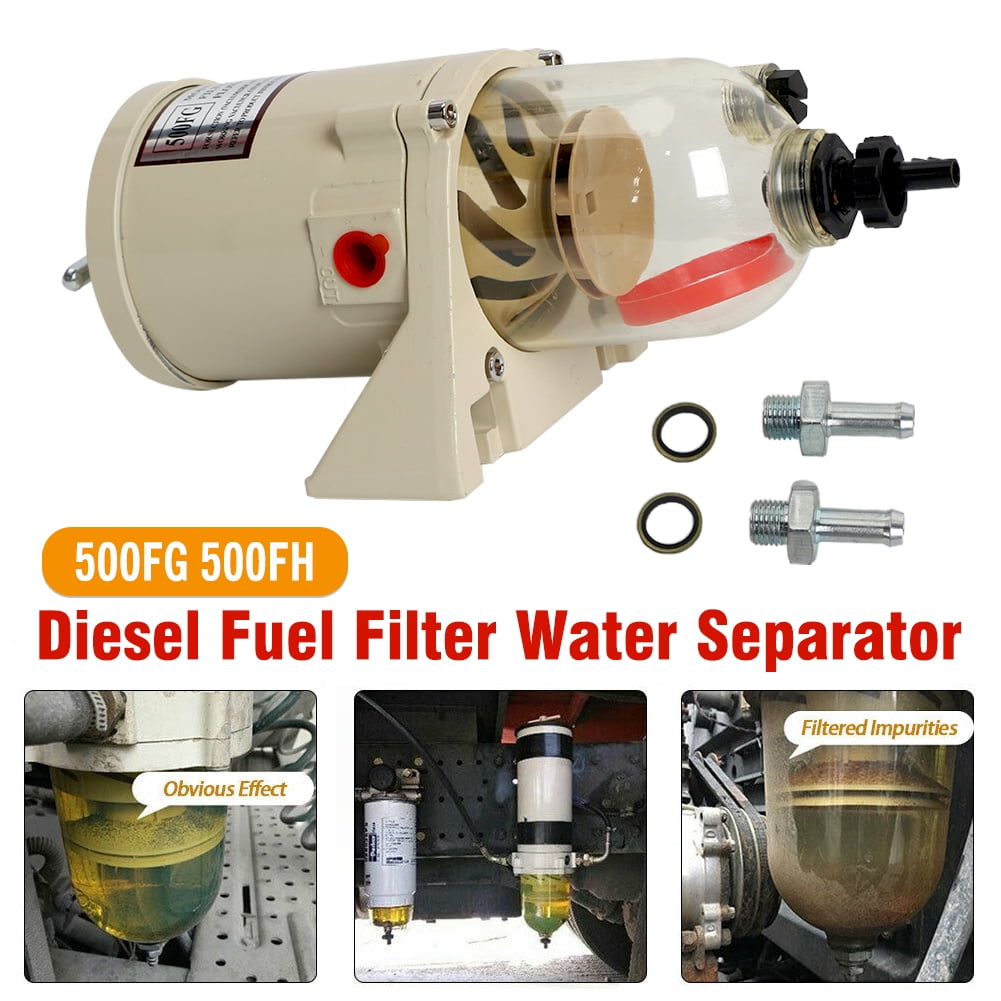 QueenTrade 500FG 500FH Marine Diesel Fuel Filter Water Separator Fuel ...