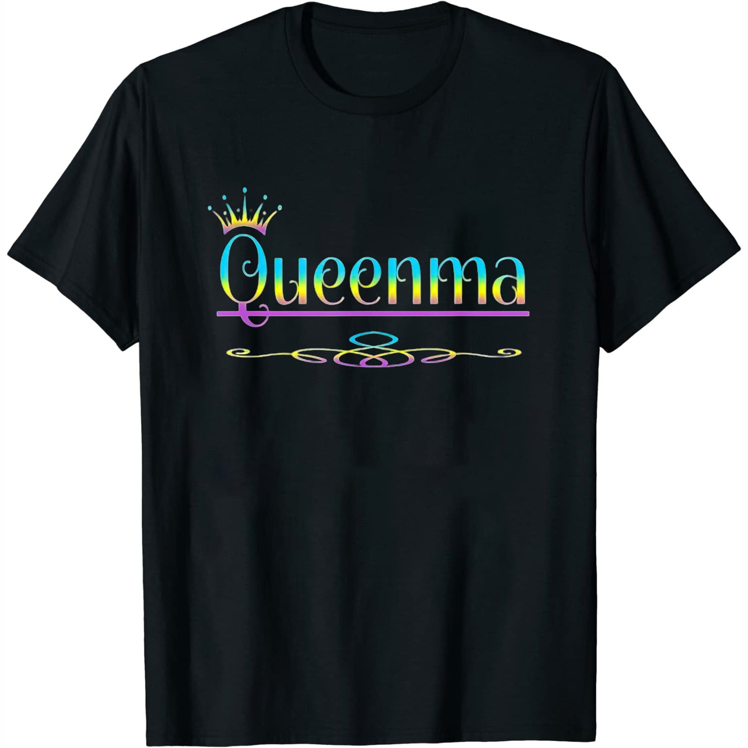 Queenma Queen Grandma Older Women Granny Gift T-Shirt White Medium ...