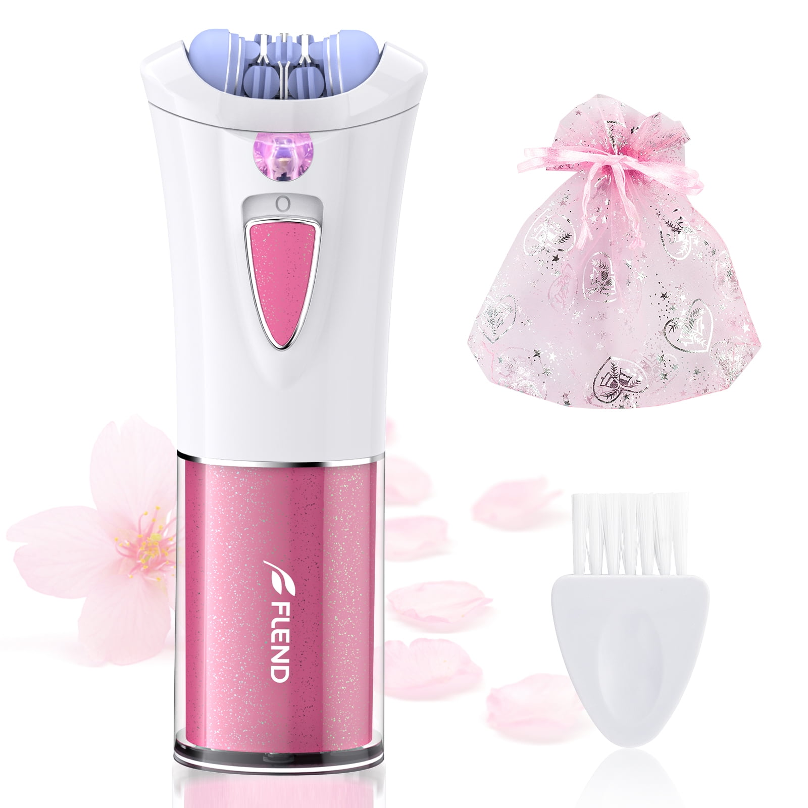 Queenmew Epilator for Women, Portable Cordless Razor Facial Hair Shaver ...
