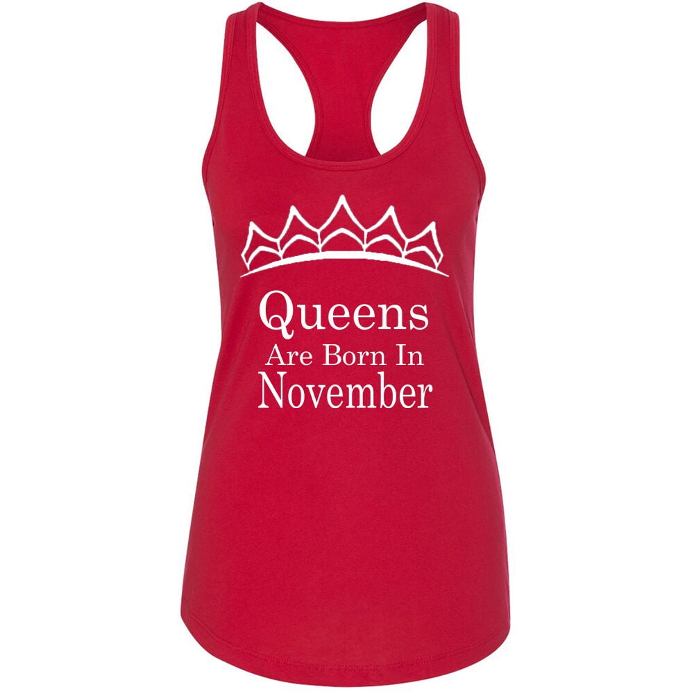 Queens Are Born In December Tiara Printed Lady Birthday Tank Top Color ...