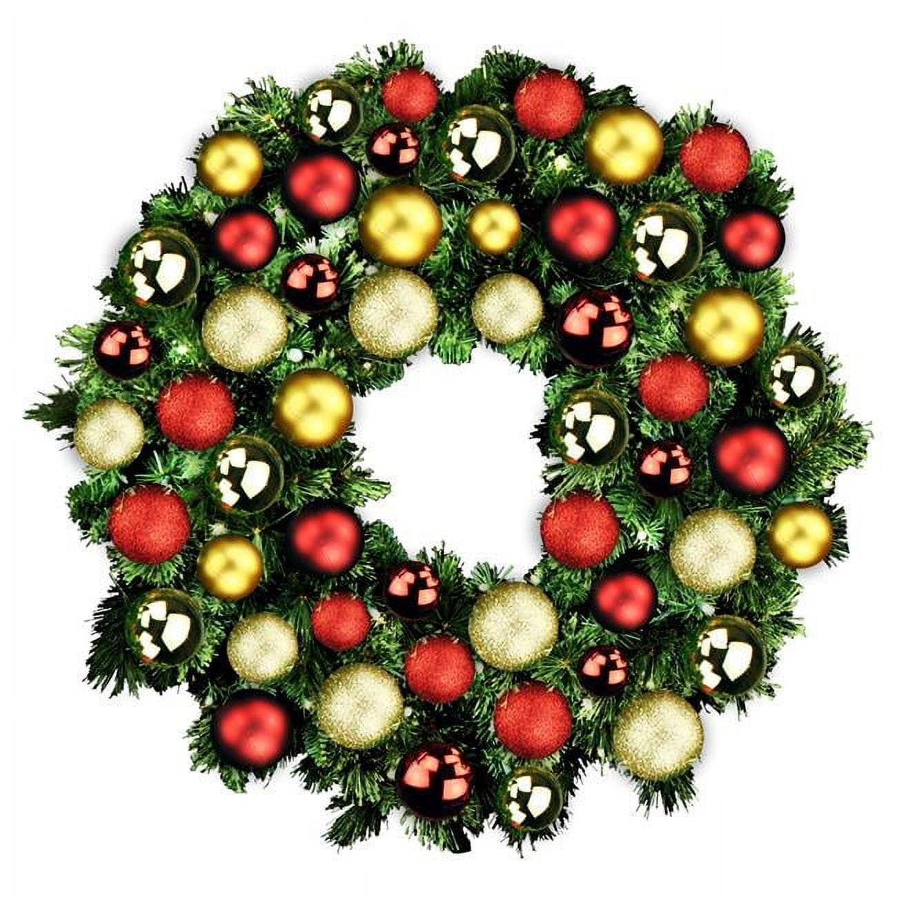Queens of Christmas 4 ft. Blended Pine Decorated with Traditional ...