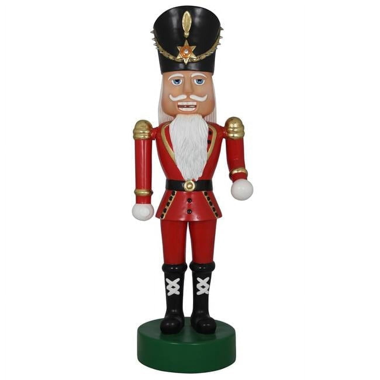 Queens of Christmas Life-Size, 6 ft Giant Nutcracker Wearing a Red Coat ...