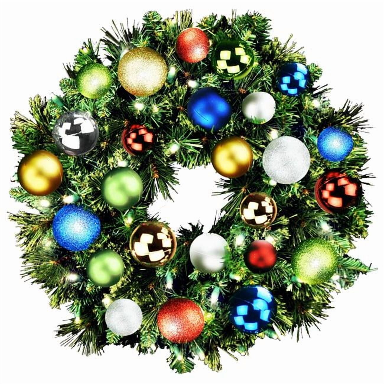 Queens of Christmas GWBM-02-FIESTA-LWW 2 ft. Blended Pine Decorated ...