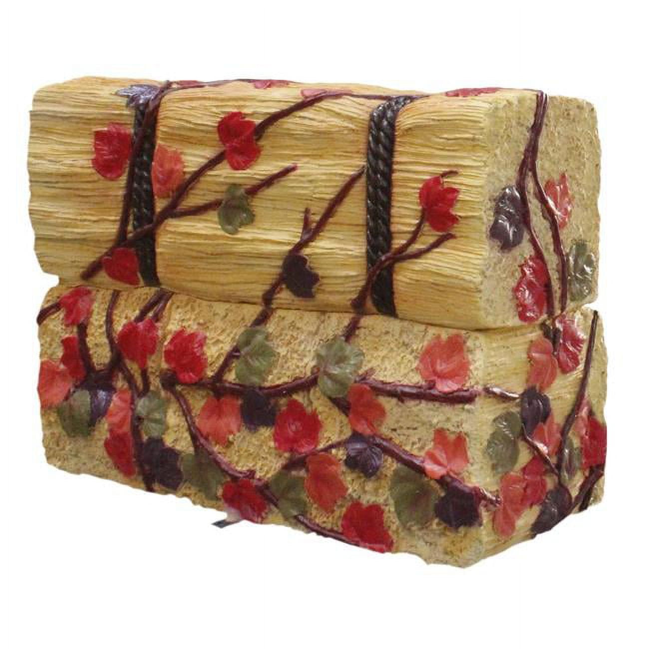 Queens of Christmas HWN-HAY-BALE-LVS Hay Bales Christmas Decor with ...