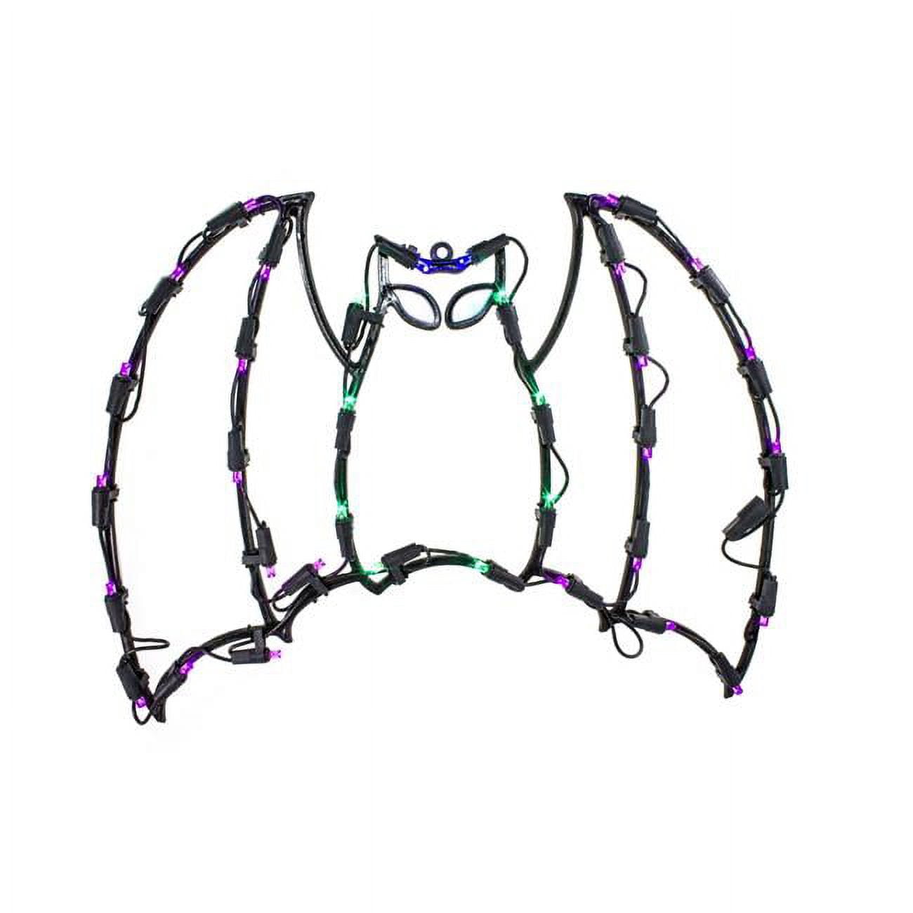 Queens of Christmas S-HWN-LED-35LBAT-18 18 in. LED Bat Outdoor Window ...