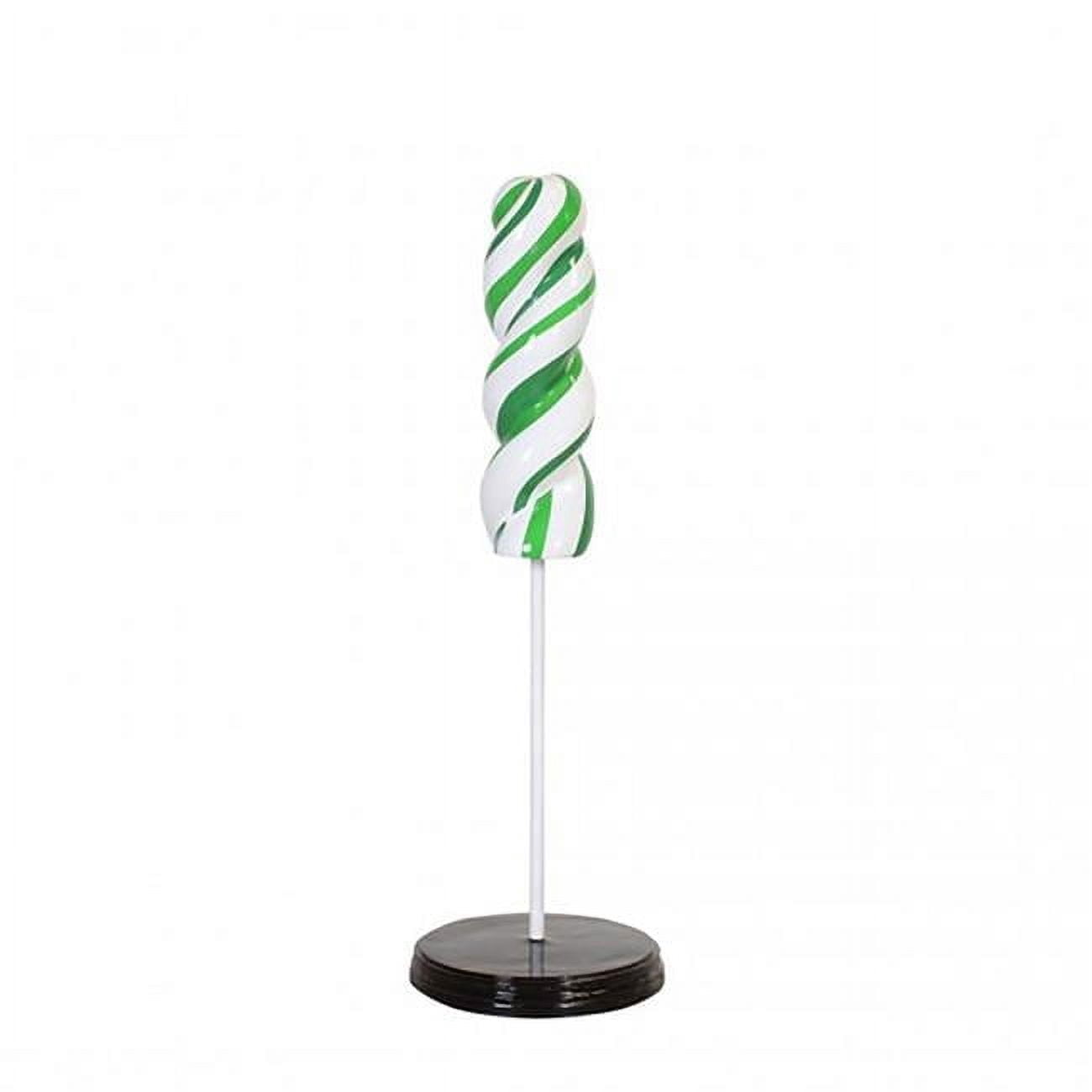 Queens of Christmas WL-CNDY-WUPOP-GR-3.5 3.5 ft. Twisted Lollipop ...